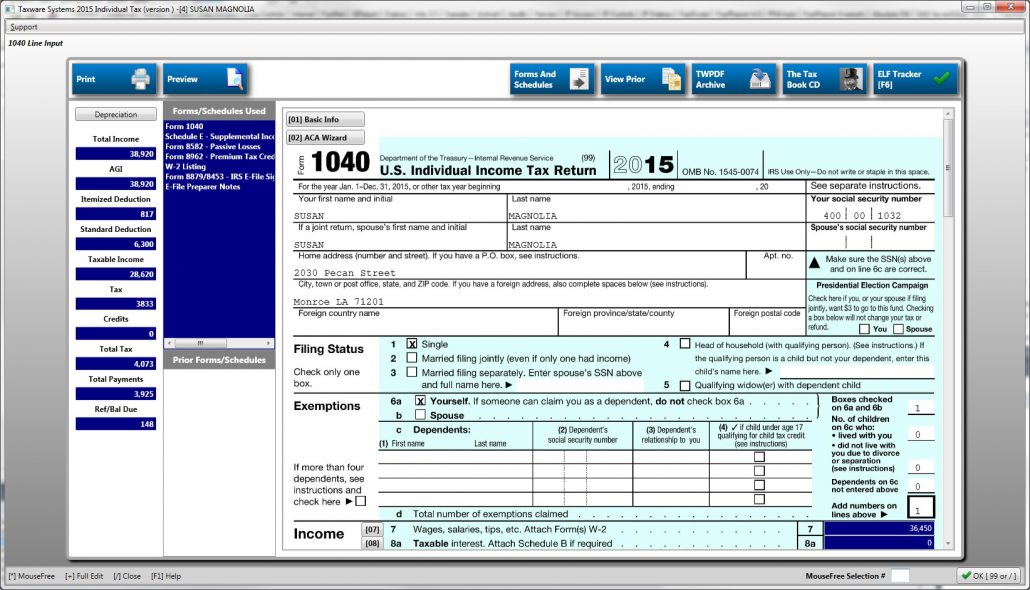 New Wintax-1040: An In-Depth Look – Taxware Systems